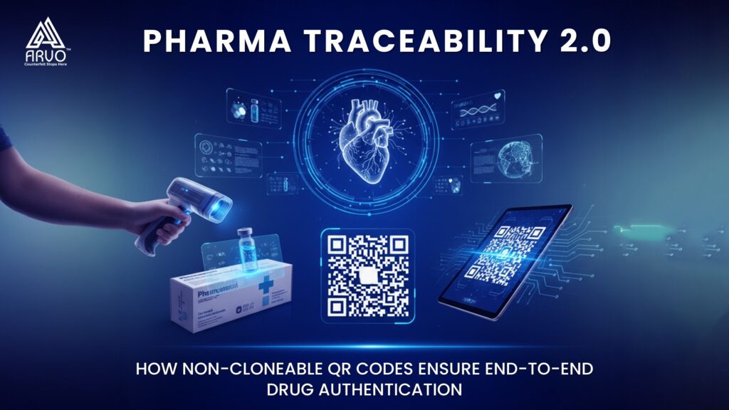 Pharma Traceability 2.0: Non-Cloneable QR Code for Verifying